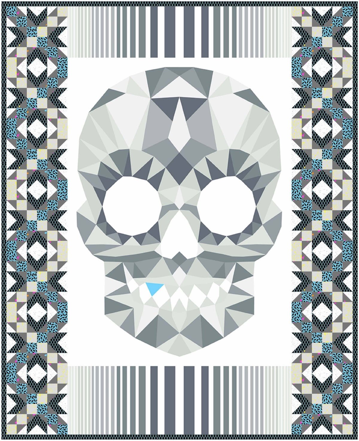 PRE-Order Happy Skullidays 3 Quilt Kit featuring Prismatic by Libs ...
