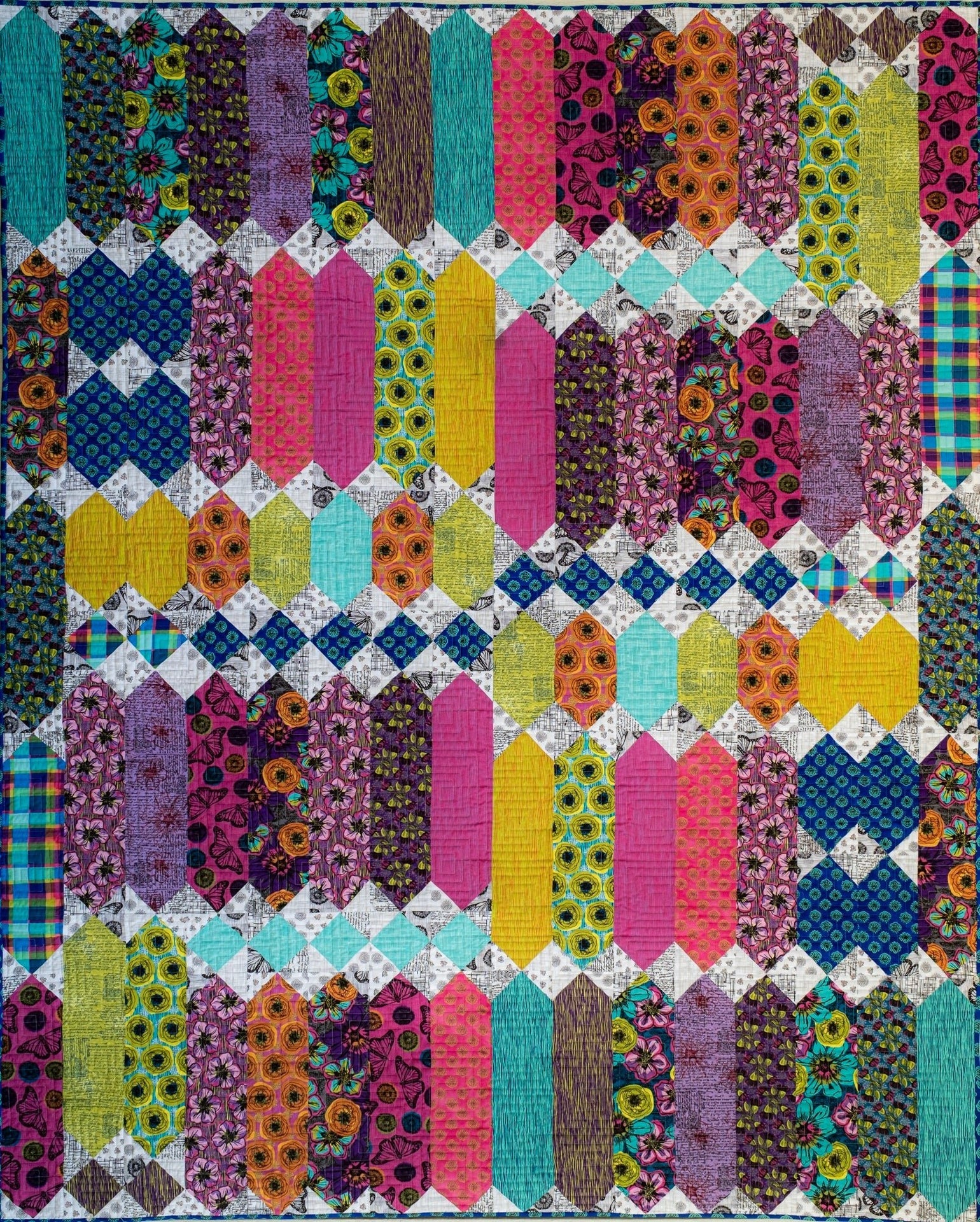 PRE-Order Natalie Barnes- World's Fair Quilt Kit featuring Winding Road ...