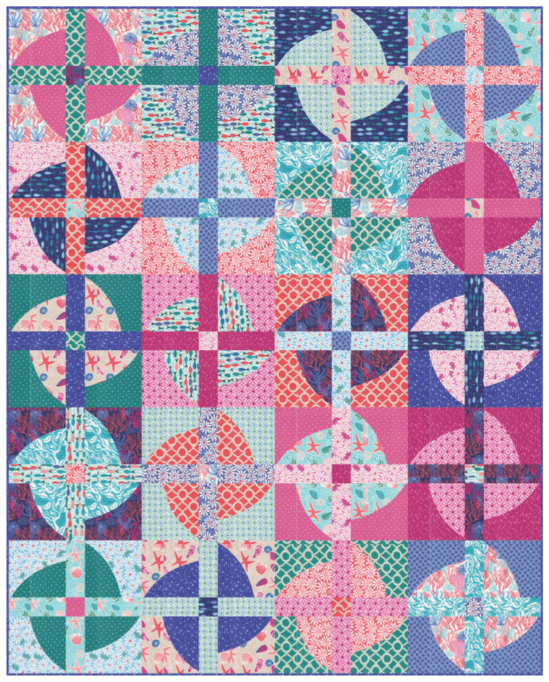 PRE-ORDER Nocturnal Quilt Kit featuring Reef by Kate Spain- November ...